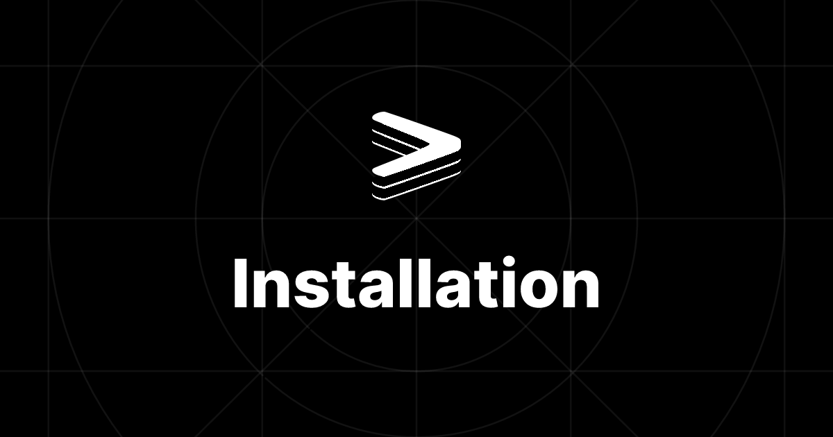 Installation | Create Expo Stack Installation | Create Expo Stack